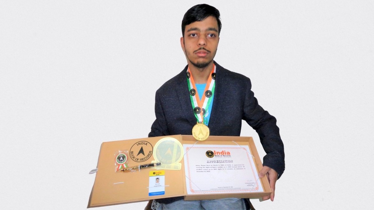 Child Prodigy Ashan Kansal appreciated under India Book Of Records