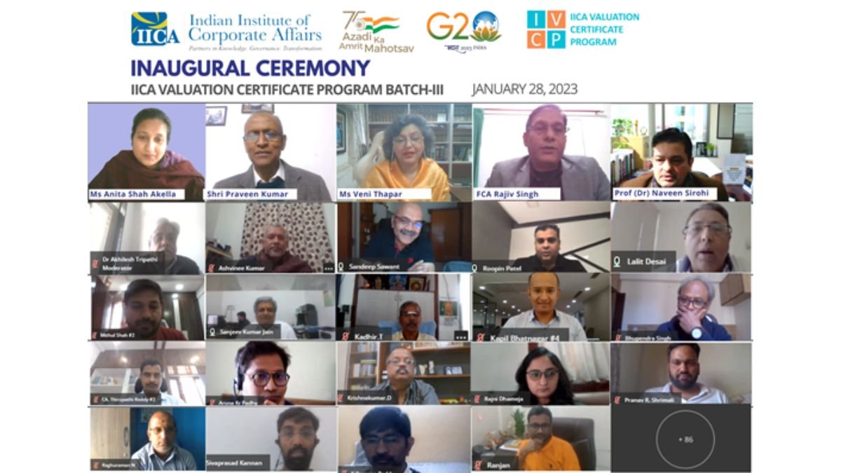 Indian Institute Of Corporate Affairs (IICA) Launches Third Batch Of ...