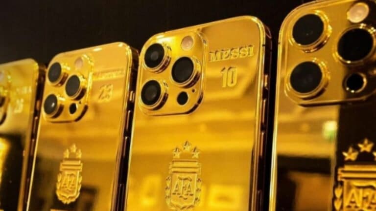 Lionel Messi Gifts Gold-plated IPhones To Argentina’s World Cup-winning ...