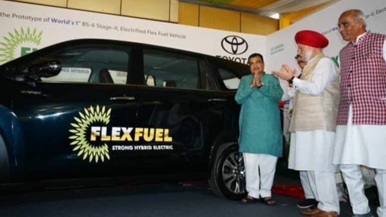 Shri Nitin Gadkari Launches The World's First Prototype Of The BS 6 Stage II ‘Electrified Flex ...